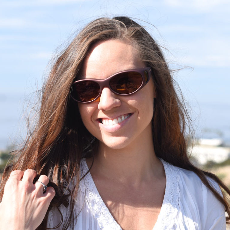 Stream Line (S) Burgundy Polarised Amber - Cocoons Fitovers UK