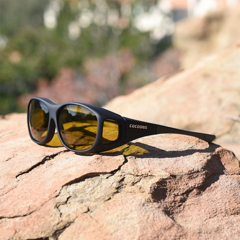 Slim Line (M) Black Polarised Yellow - Cocoons Fitovers UK